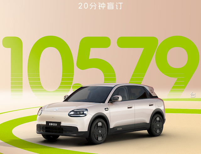 奇瑞QQ回来了! 20分钟卖出10579台