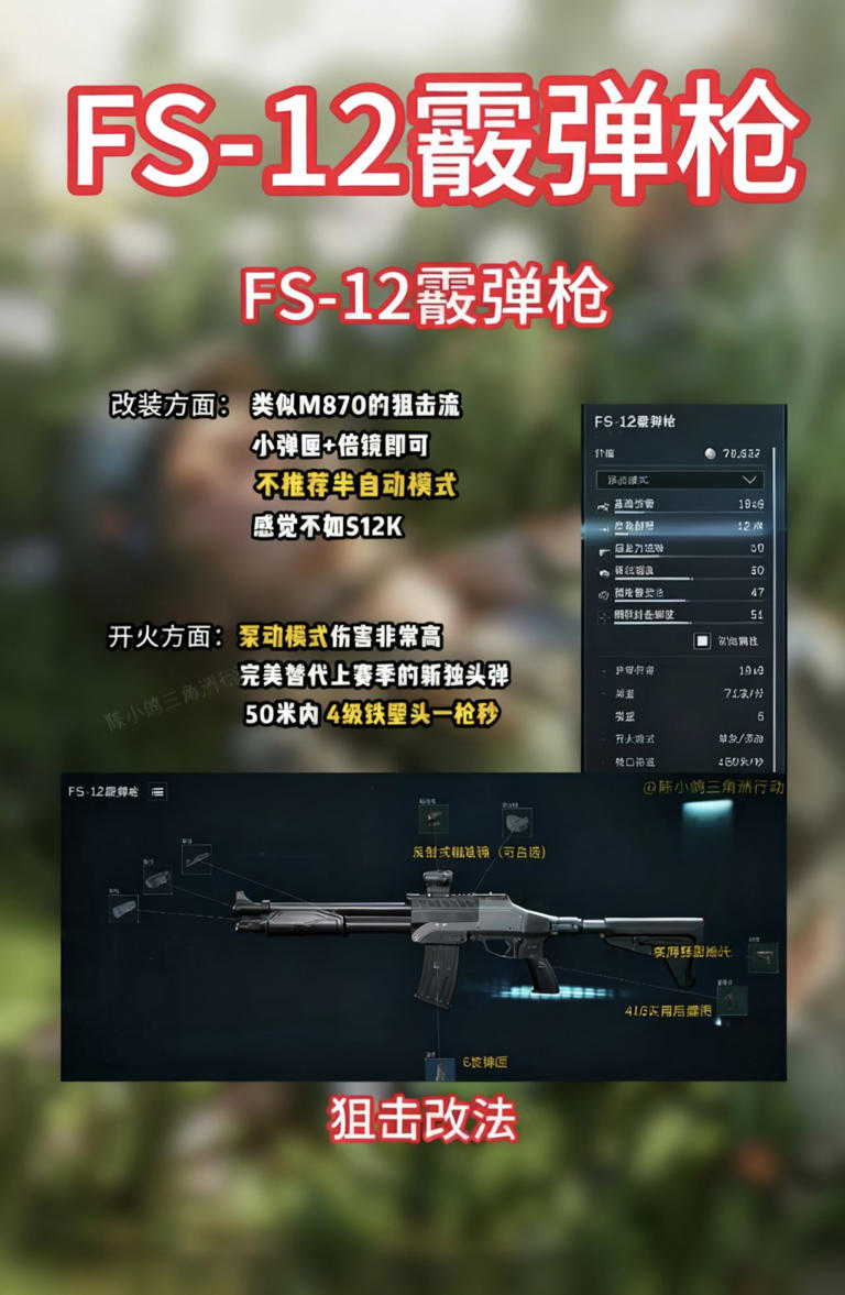 三位一体新时代散弹枪——FS-12散弹枪