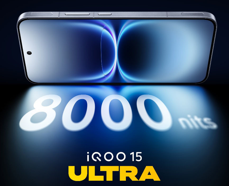 iQOO 15 Ultra搭载2K三星珠峰屏 8000nit亮度