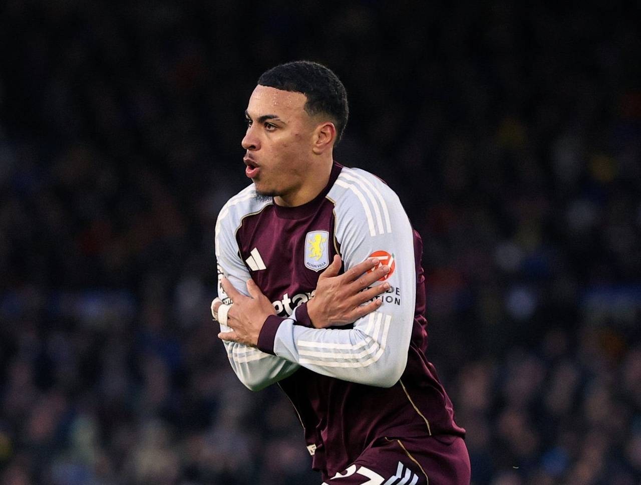 罗杰斯本赛季英超进球和助攻为维拉赢得15分，仅次于B费