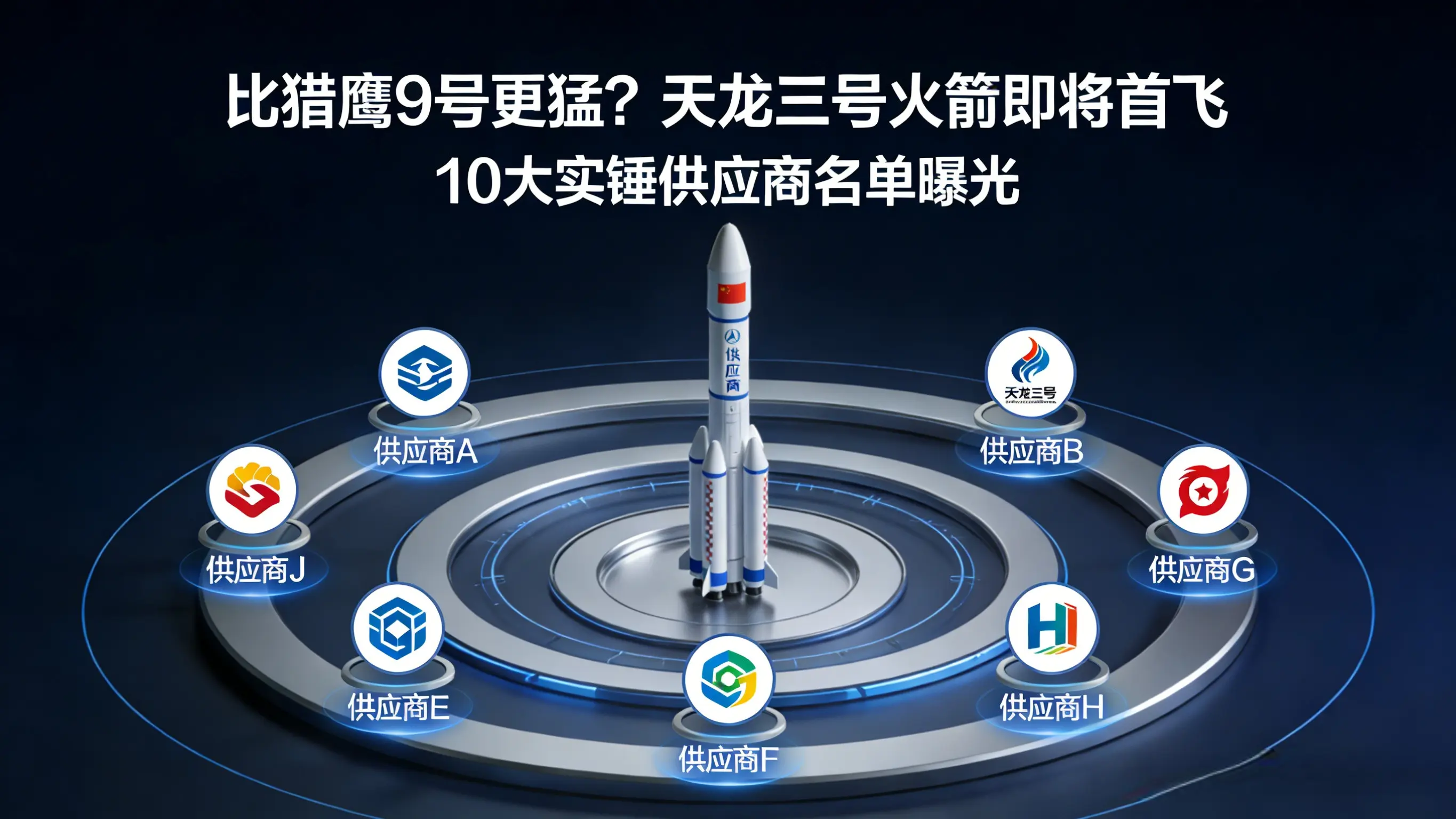 比猎鹰9号更猛?天龙三号火箭即将首飞 这10大实锤供应商名单曝光