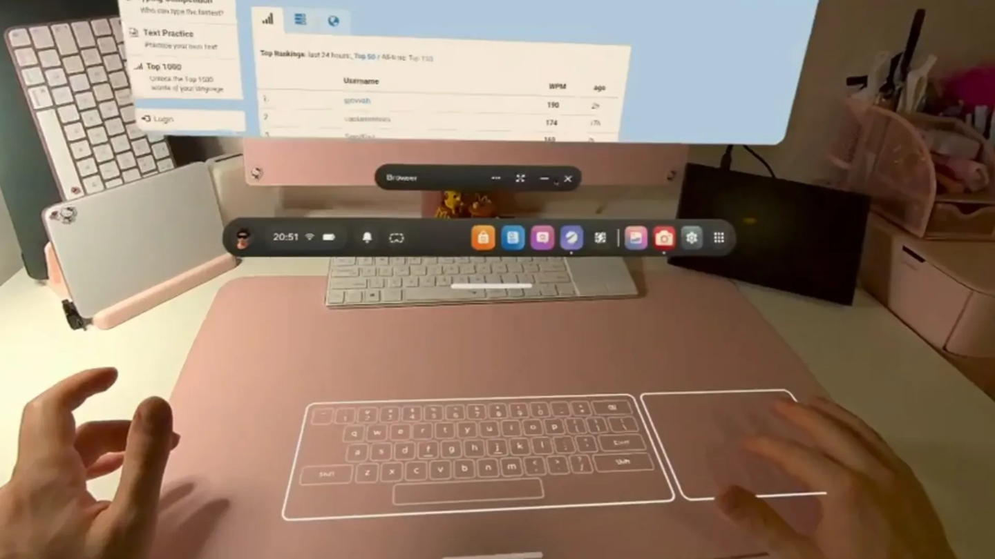Meta 为 Quest 3 头显带来 Surface Keyboard 功能