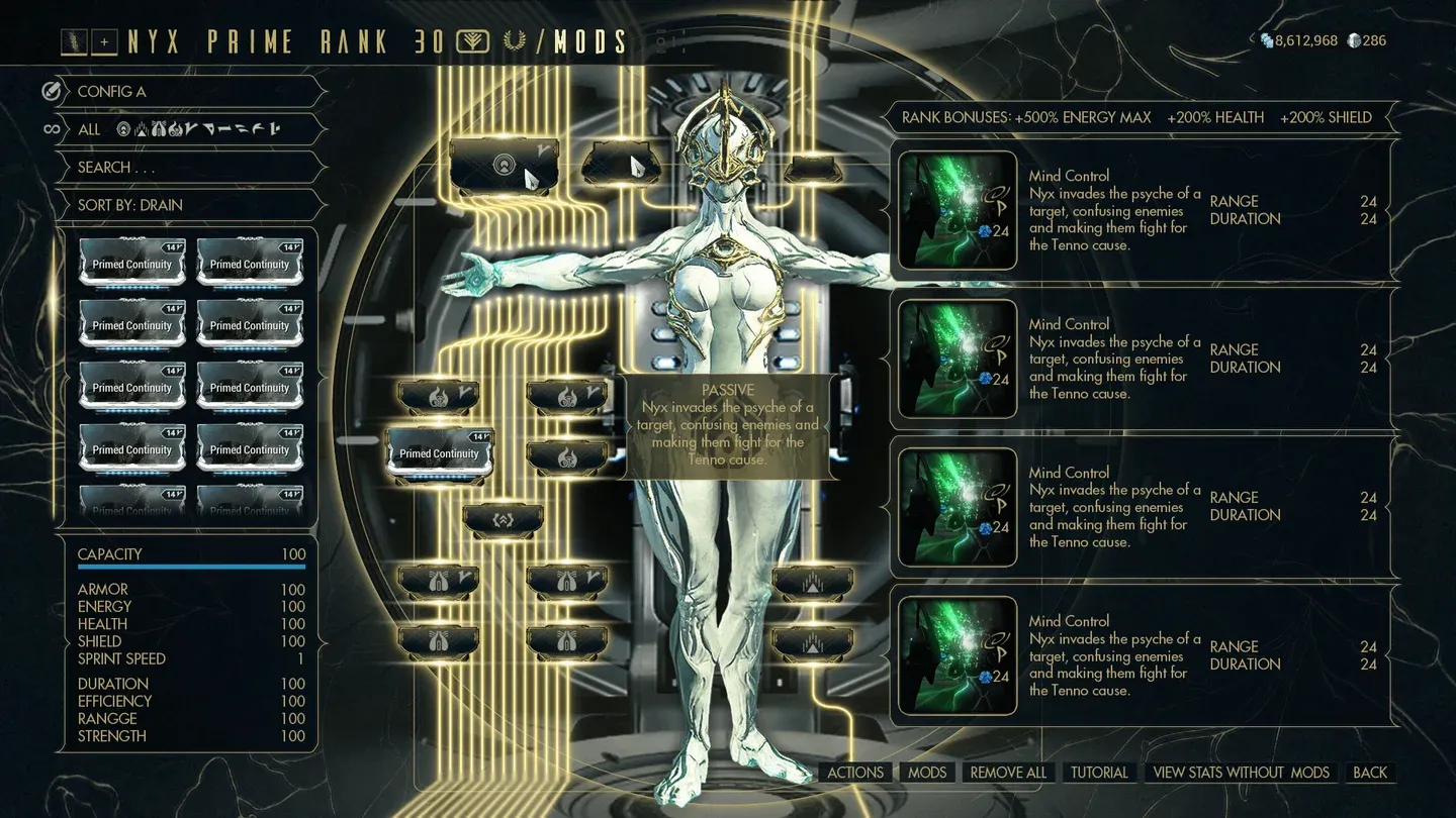 Warframe modding 指南：精通 mod、配置与终局战力