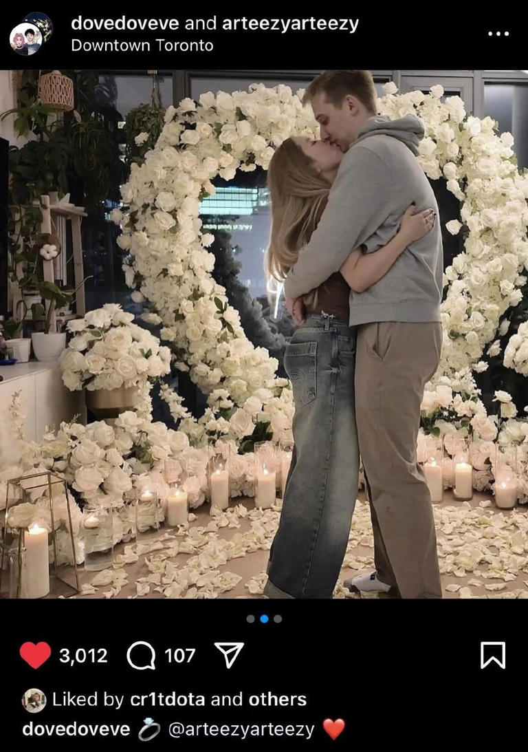 RTZ向小鸽子Dove求婚！爱情长跑终成正果