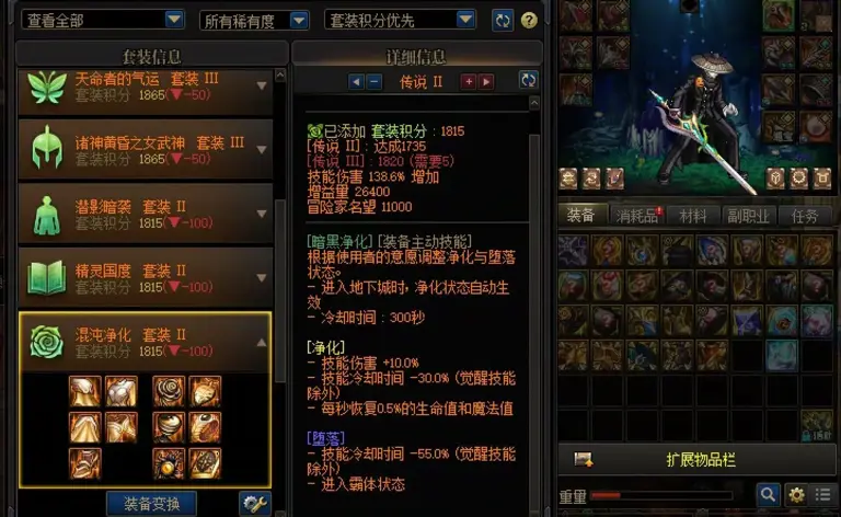 DNF：115级12套装备“排行榜”！T0最强套装诞生，黄金乡仅排第二