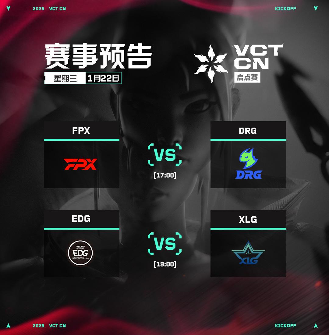 VCT CN 启点赛今日首发：ZmjjKK、Rarga正面交锋