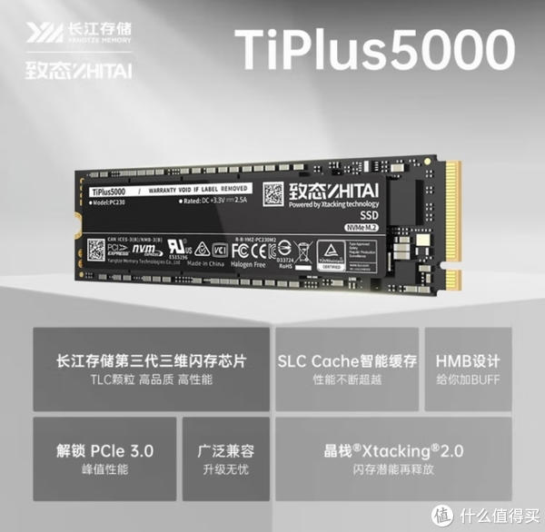 1TB SSD固态硬盘，致态TiPlus5000让你心动了吗？
