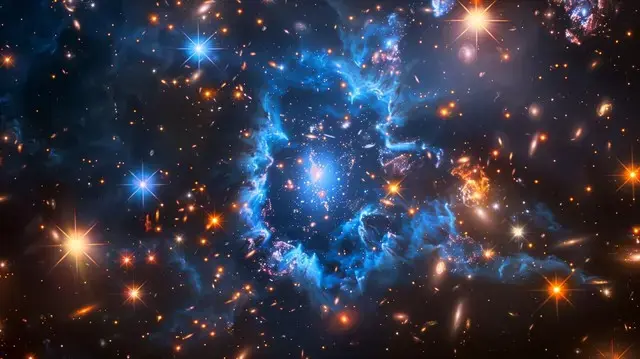 抬头随便看一眼星星，光可能已经飞了一百年