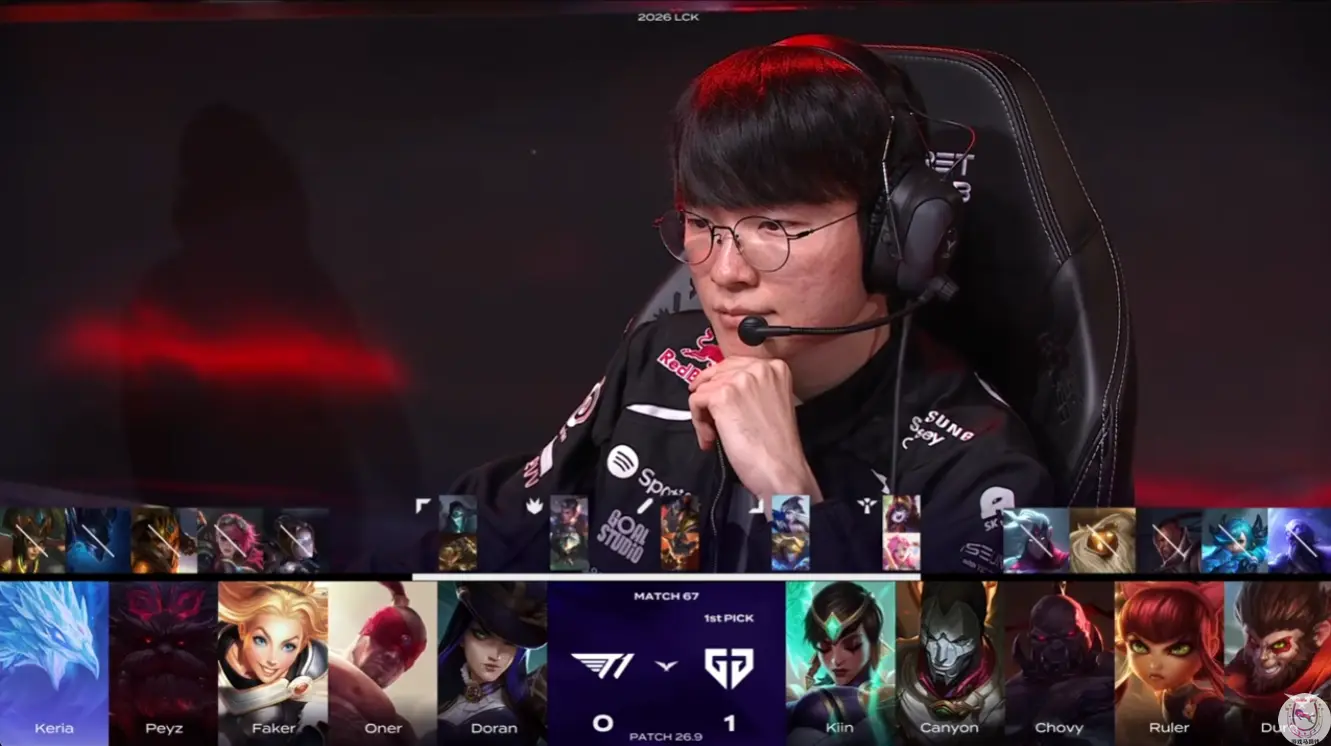LCK：Faker神卡墙秒Ruler让一追二逆转GenG! 确实不一样了