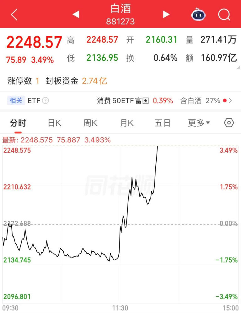超90万手封单! 300亿龙头，垂直涨停