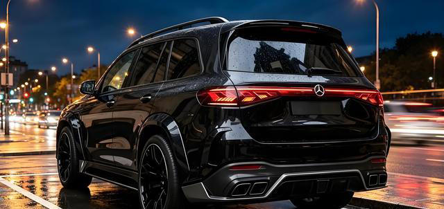 26款奔驰GLS700亮相，4.0升V8发动机+48伏轻混+500马力，直接封神