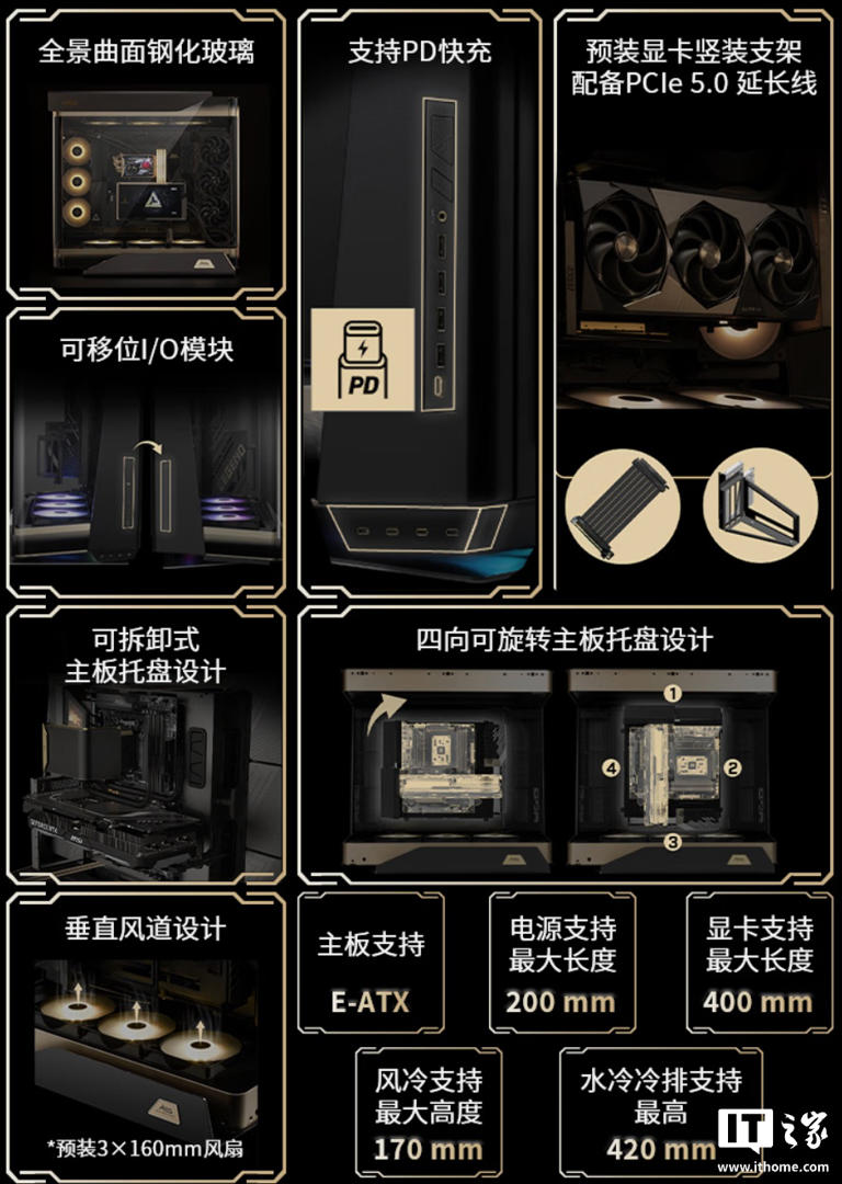 微星超神 MEG MAESTRO 900R 海景房旗舰机箱发售，3999 元