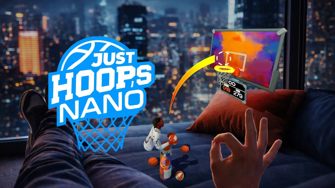 MR休闲篮球游戏《Just Hoops Nano》已登陆Quest平台