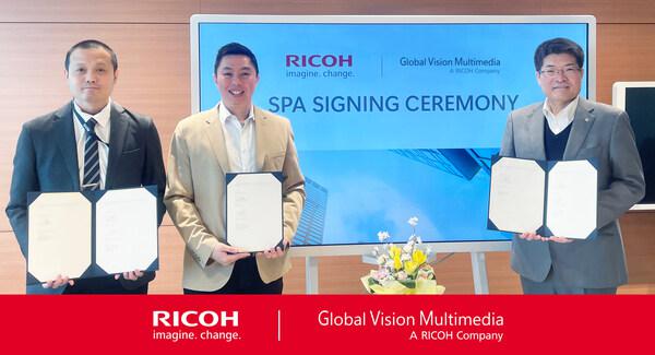 理光完成对Global Vision Multimedia Group的收购