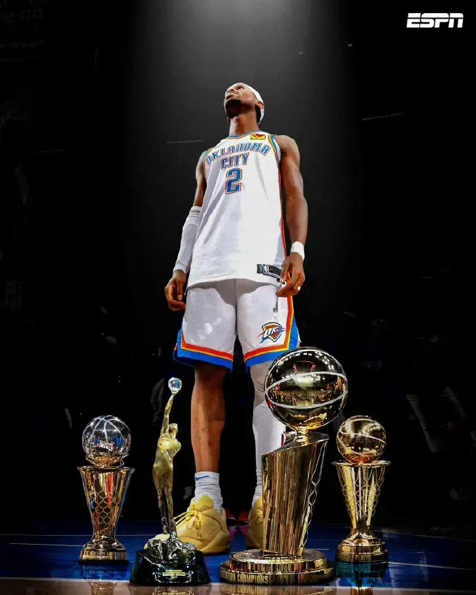 连续两年包揽MVP+FMVP?历史上就乔丹詹姆斯做到过，SGA与此无缘