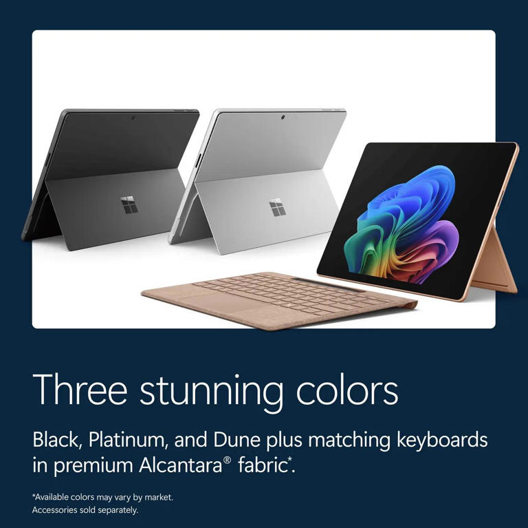 微软 Surface Pro 第 12 版宣传图曝光：骁龙 X2 Elite 芯片