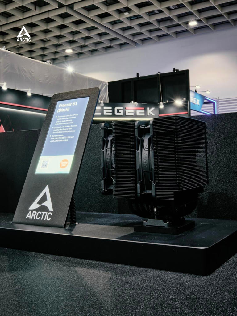 ARCTIC 展示全新双塔风冷 Freezer 61 与 Mini 版 Xtender 机箱