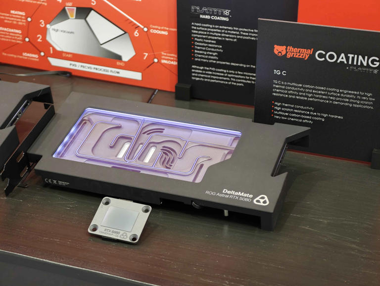 暴力熊展示极致 PC 散热方案：直接向开盖冷头 CVD 沉积金刚石