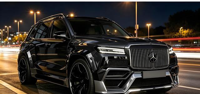 26款奔驰GLS700亮相，4.0升V8发动机+48伏轻混+500马力，直接封神