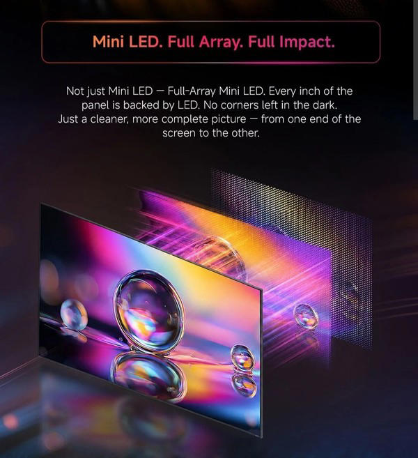 小米电视FX Mini LED系列将于6月4日发布 17T系列将一同发布