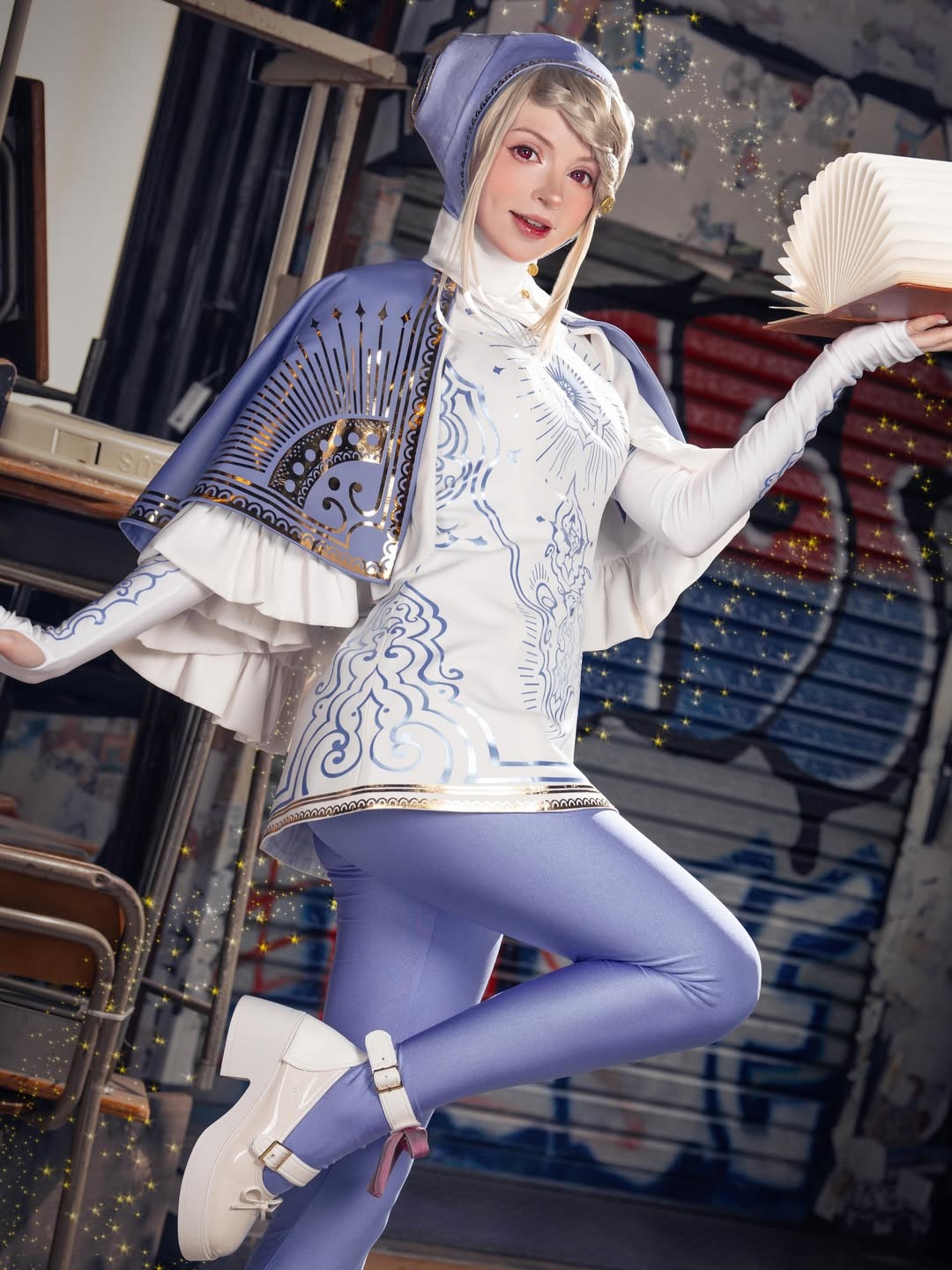 艾什莉体模PeachMilky cos《街头霸王6》英格丽德