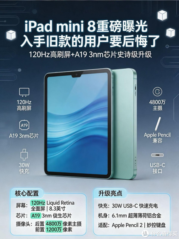 iPad mini 8重磅爆料｜这次升级真的动真格了