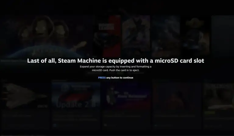 Valve Steam Machine欢迎导览界面现身 疑似暗示主机发售临近