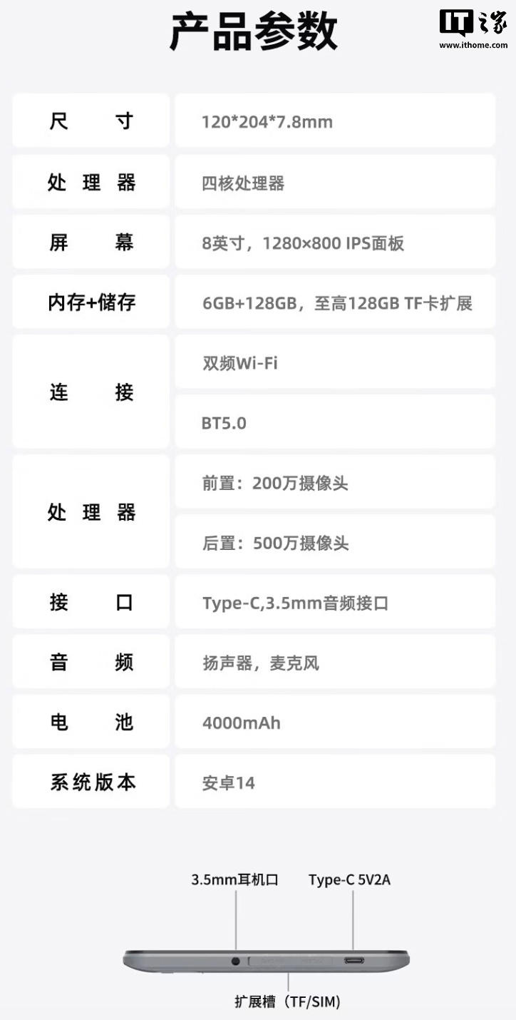 宏碁推出 A210 入门级平板，419 元起