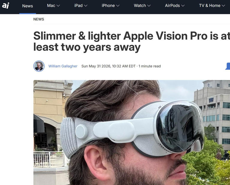 苹果搁置Vision Pro二代研发：新品或推迟至2028年底发布