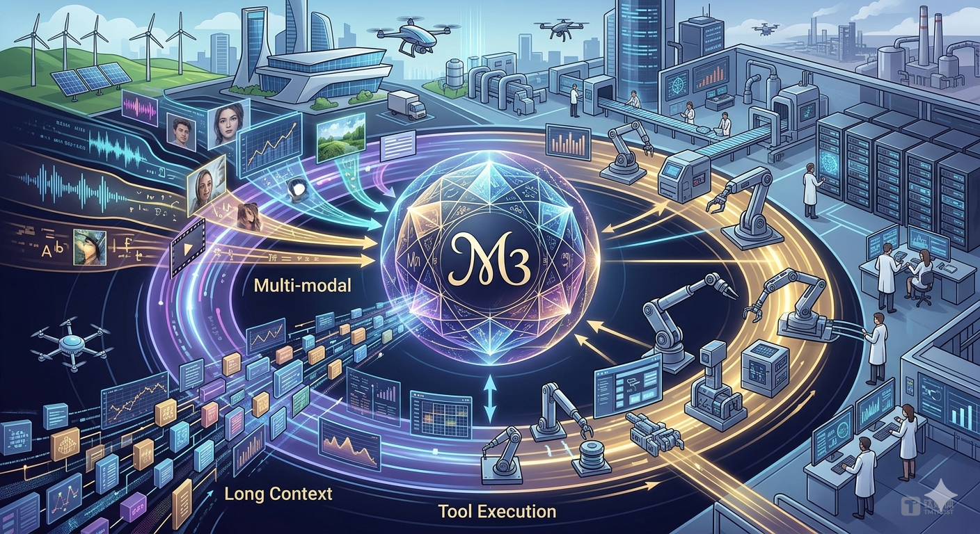 MiniMax发布新模型M3，竞争转向长上下文与Agent能力