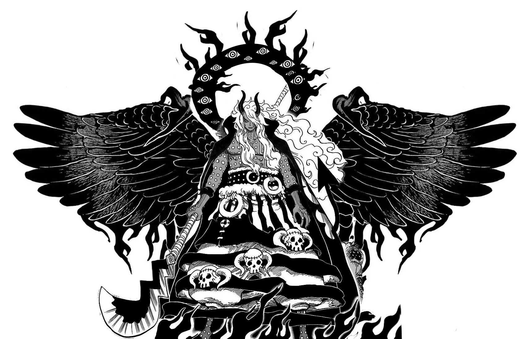 海贼王1185话，戴维D琼斯真面目公布，伊姆第二种能力曝光了