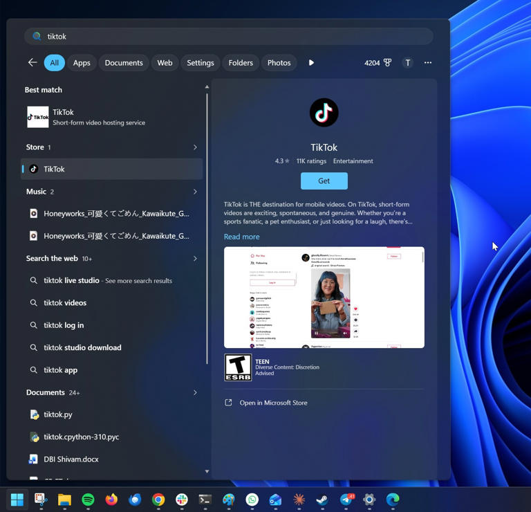 微软将允许Windows 11关闭Bing搜索功能