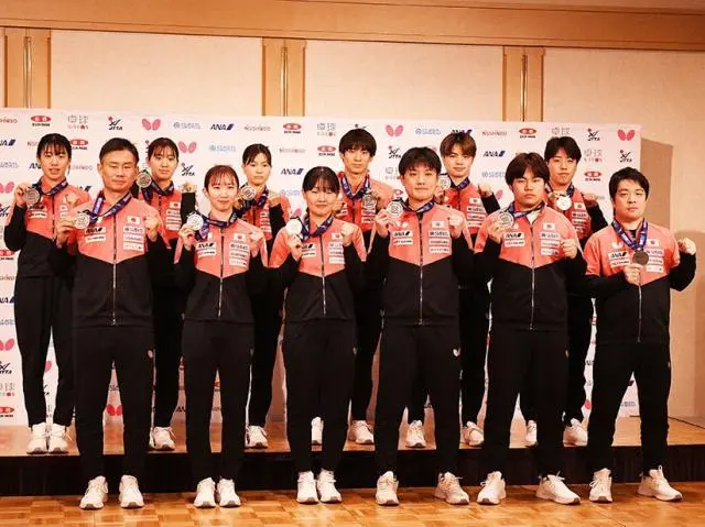 世乒赛夺银，日乒10名运动员每人获200万日元奖金