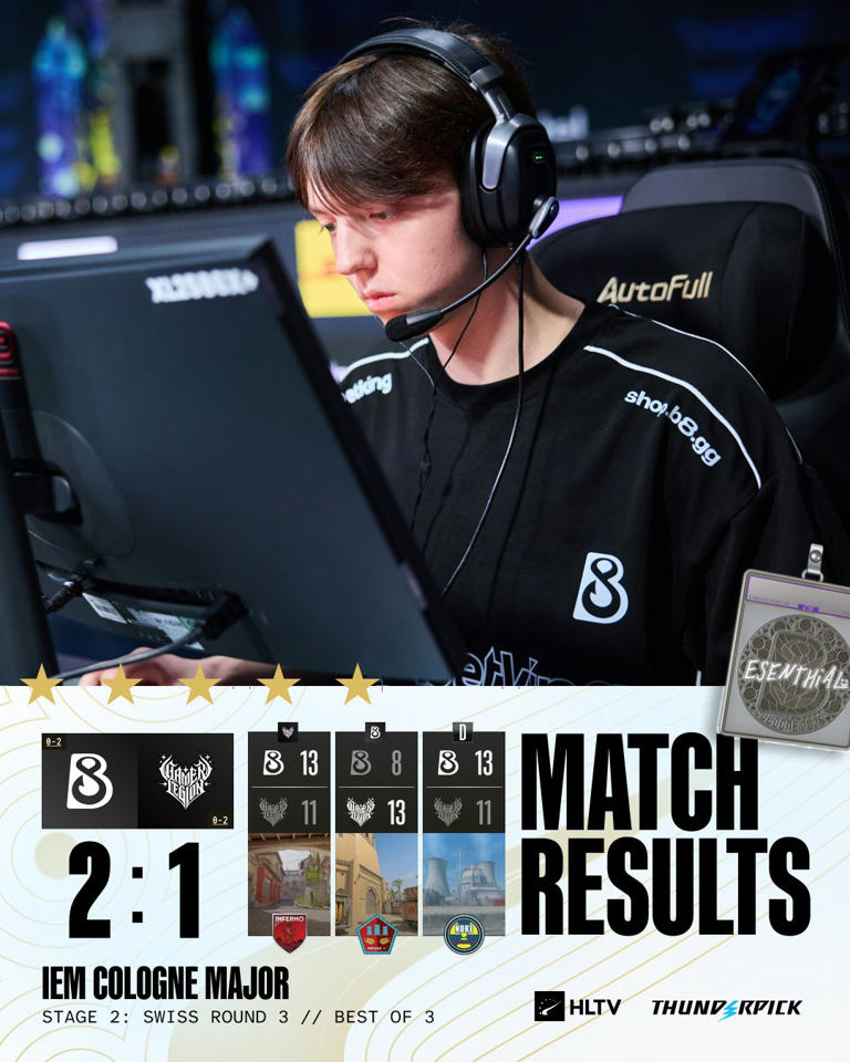 B8 2-1 GL：核子危机惊天逆转!B8鏖战三图淘汰GL