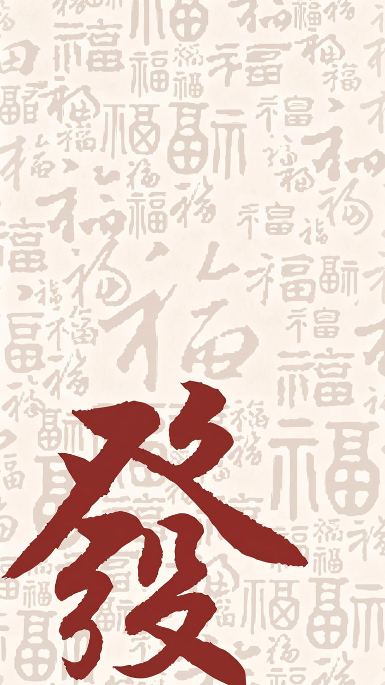 这波福气拿捏了！浅米底+红‘發’字，中式好运buff直接拉满