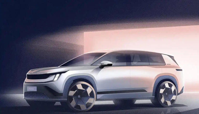 斯柯达全新7座SUV，基于大众MEB平台打造，综合续航611km