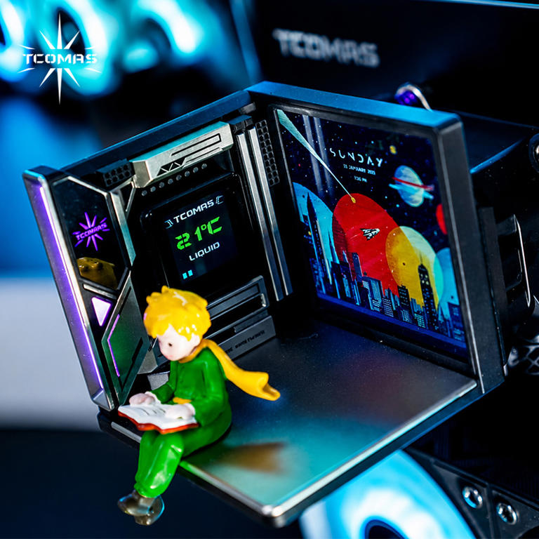 TCOMAS 钛钽展出全球首款微缩主板水冷 CUBE D3