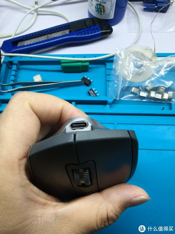 告别 micro-usb， 罗技master2s改typec，桌面终于清爽了