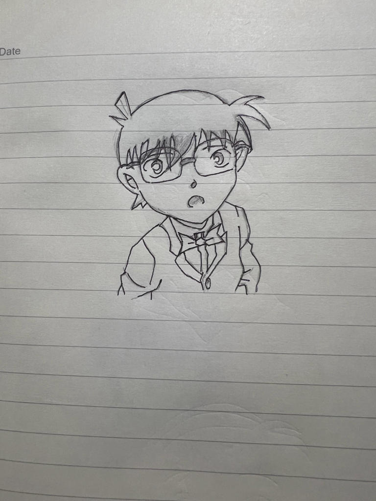 Kael社媒分享画作：放假的时候我去咖啡厅画画