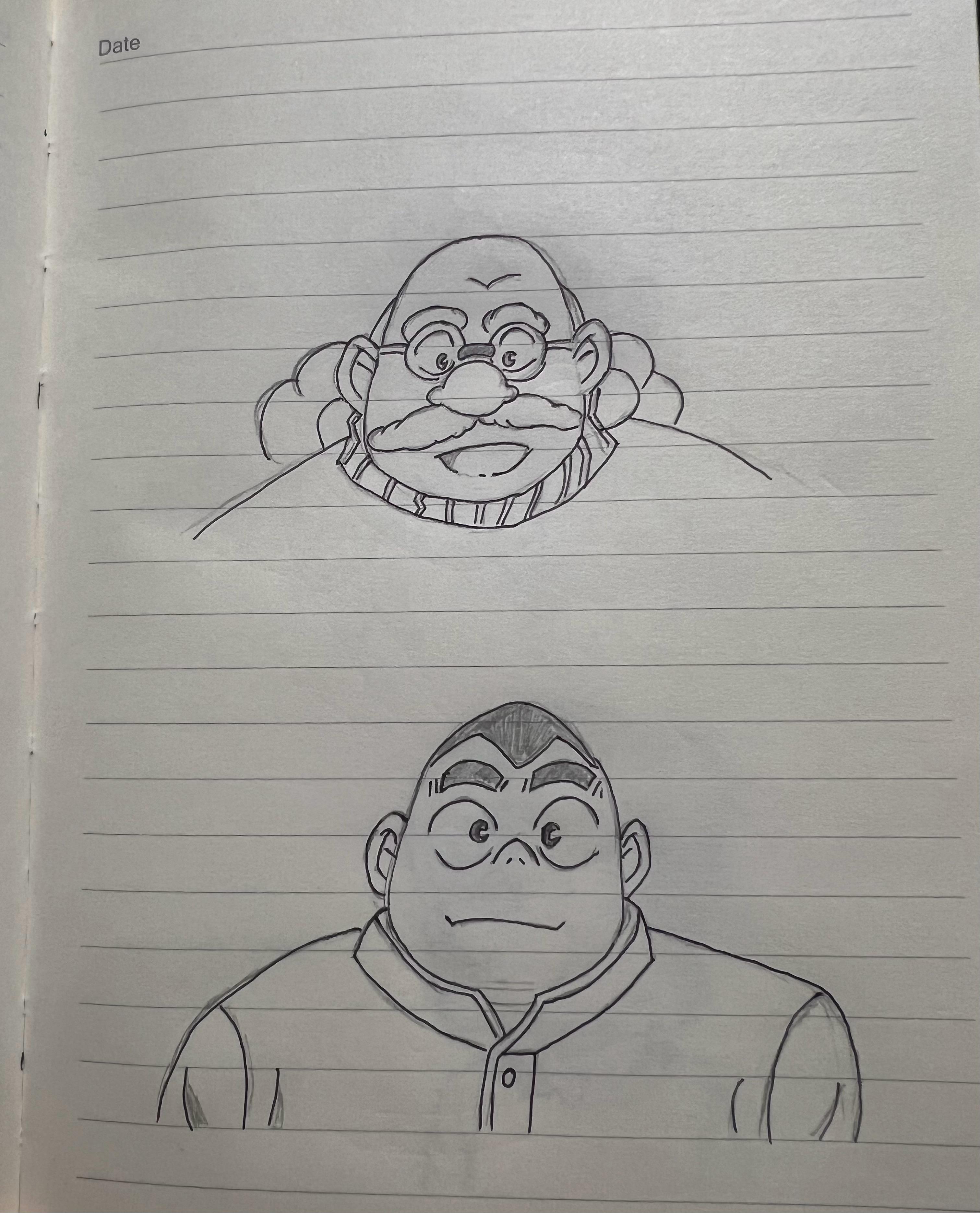 Kael社媒分享画作：放假的时候我去咖啡厅画画