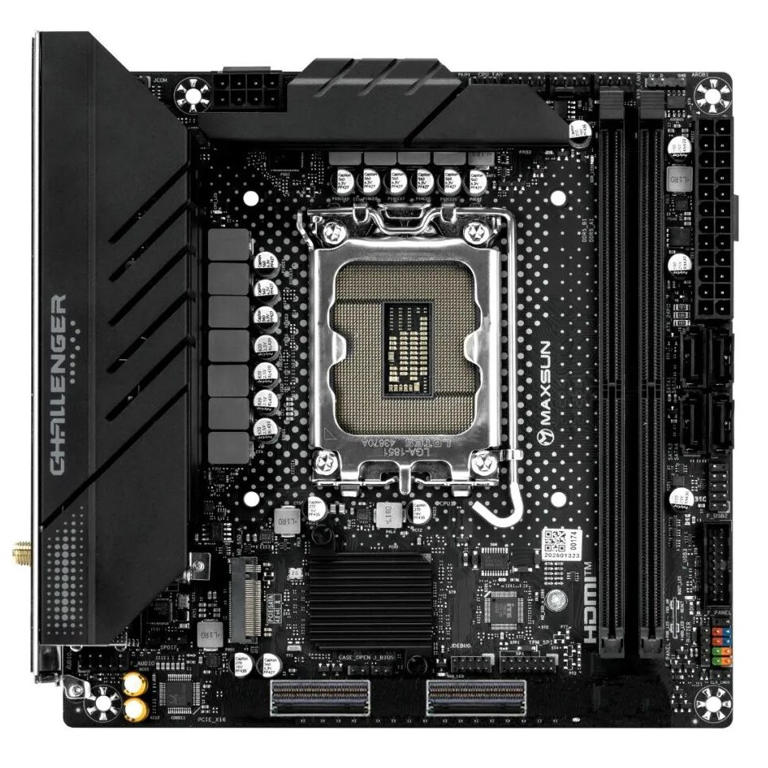 铭瑄公布 MCIO 接口 ITX 主板方案，展示高密度接口优势