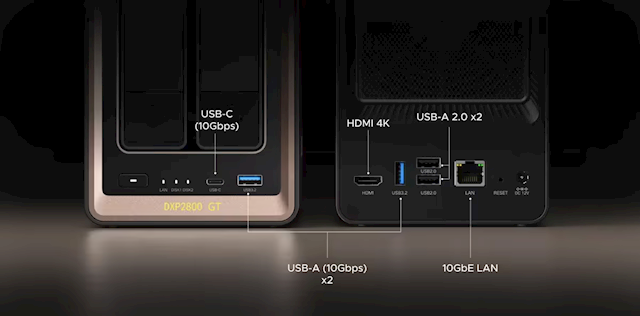 售价约4000元! 绿联发布DXP2800 GT双盘位NAS：AMD锐龙R2514+10GbE