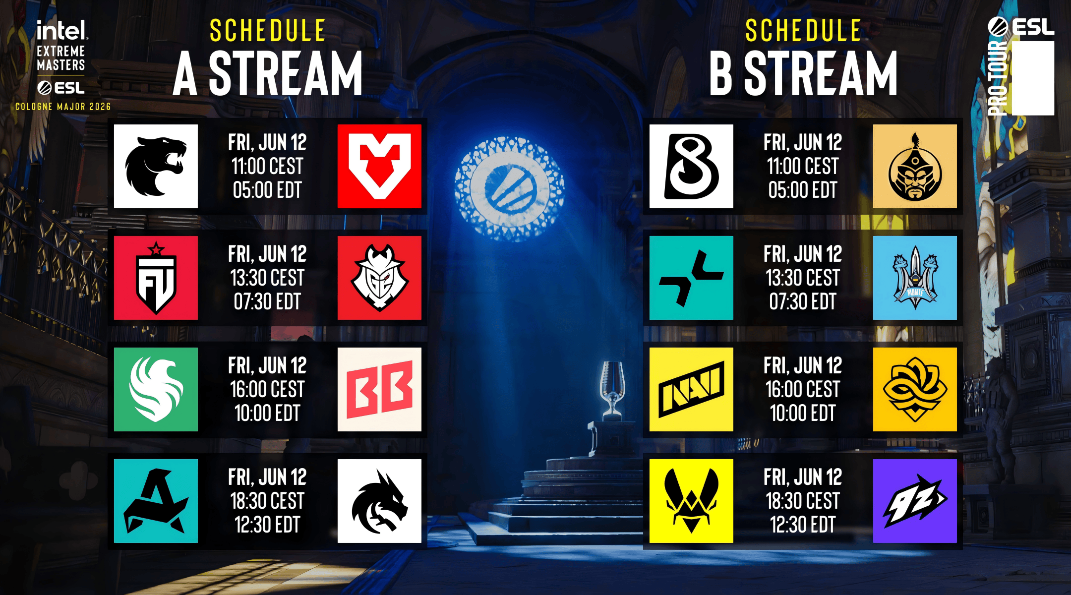 科隆Major今夜预告：Falcons vs BB、Spirit vs Aurora