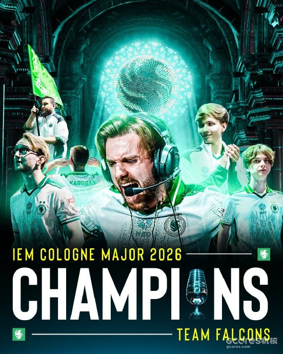 Falcons 3:0 横扫 FURIA，首夺 CS2 Major 冠军